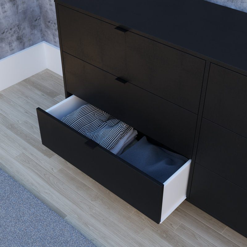 Latitude Run® 6 Drawer 59" W Double Dresser & Reviews | Wayfair